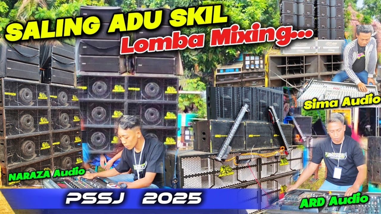 SALING ADU SKIL SESAMA OPERATOR HANDALNYA JEPARA. NARAZA ARD DAN SIMA AUDIO PESERTA LOMBA MIXING ...