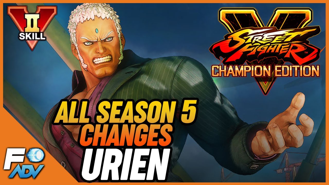 Urien SFV Season 5 Changes + VSkill 2 Breakdown - Street Fighter V ...