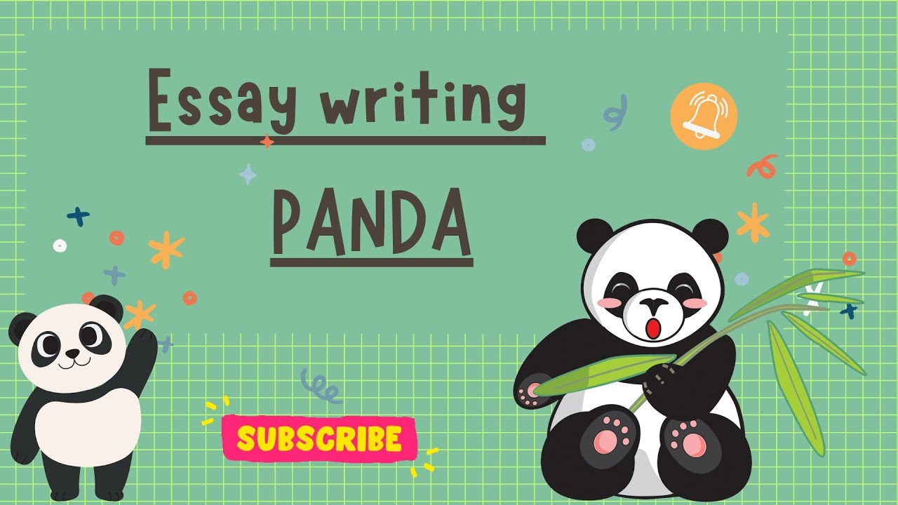 Essay writing|easy essay on panda 🐼|easy essay in english panda|#panda ...