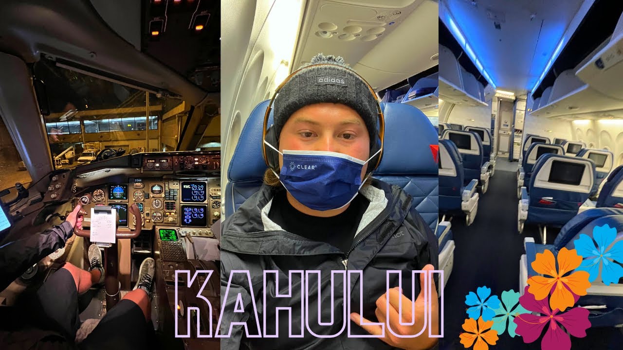 DELTA FIRST CLASS KAHULUI MAUI TO LOS ANGELES - YouTube