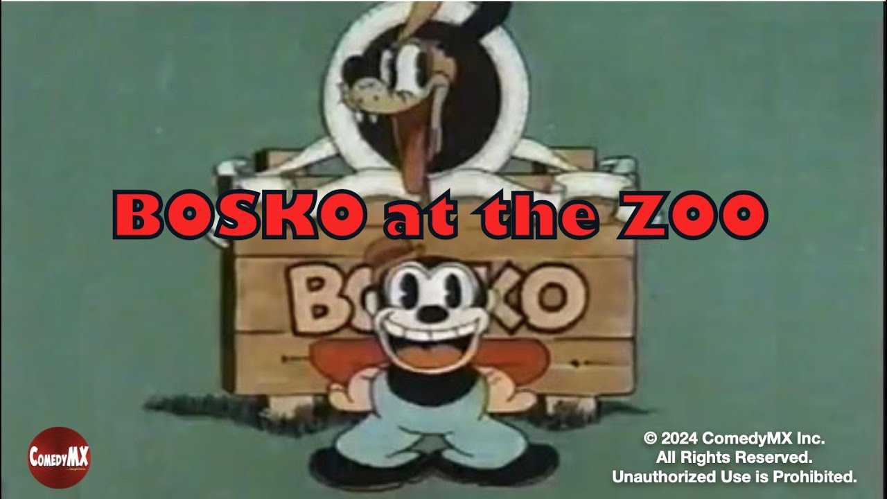 Bosko at the Zoo - YouTube