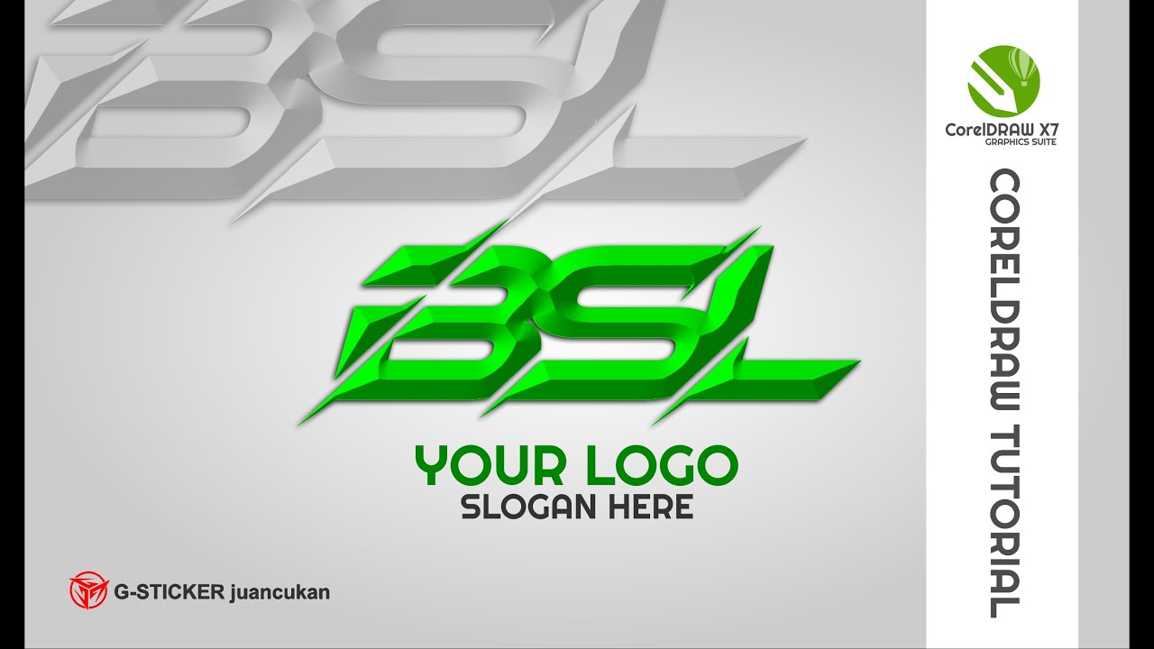 CorelDraw Professional-tips and tricks for drawing the BSL initials ...