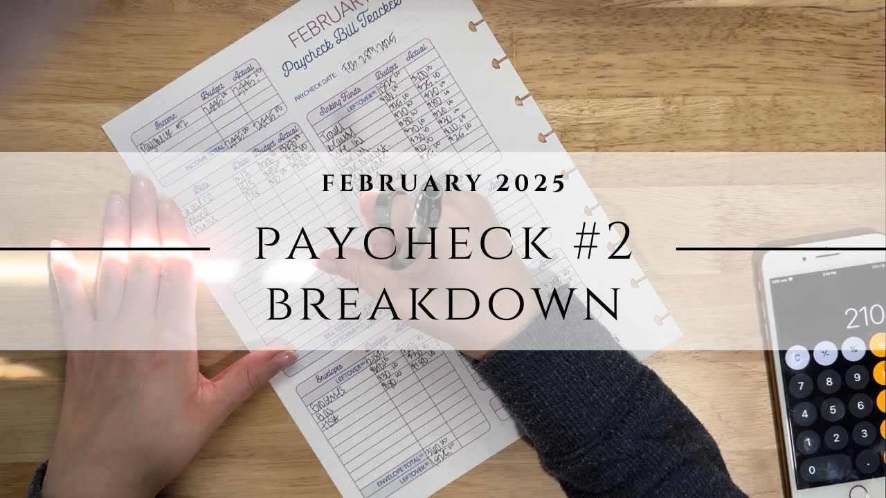 February 2025 Paycheck #2 Breakdown | Millennial Semi Monthly Pay ...