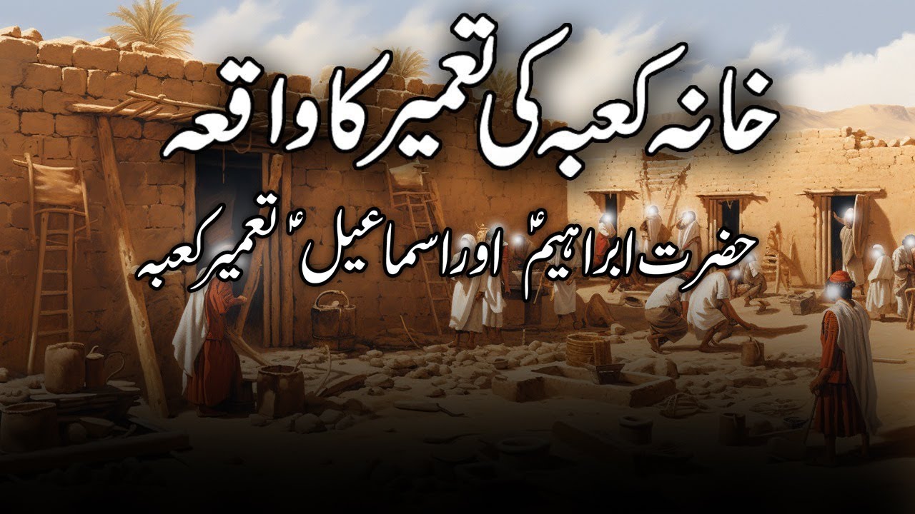 Story of Kaaba in Urdu | Ibrahim AS Aur Ismail AS Ka Kaaba Ki Tameer ...