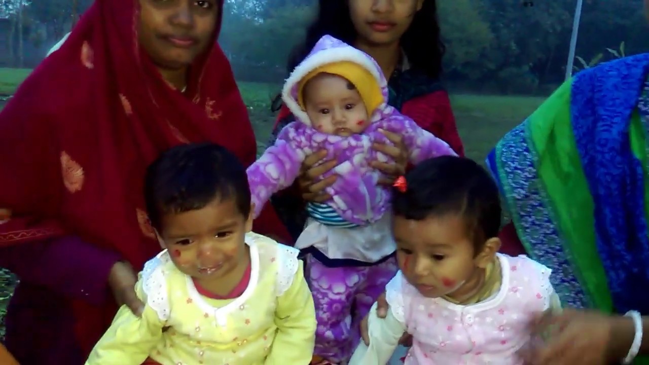 "Arthi Dutta Lopa" & "Antu Dutta Lotus" First birthday ! Part - 02 ...