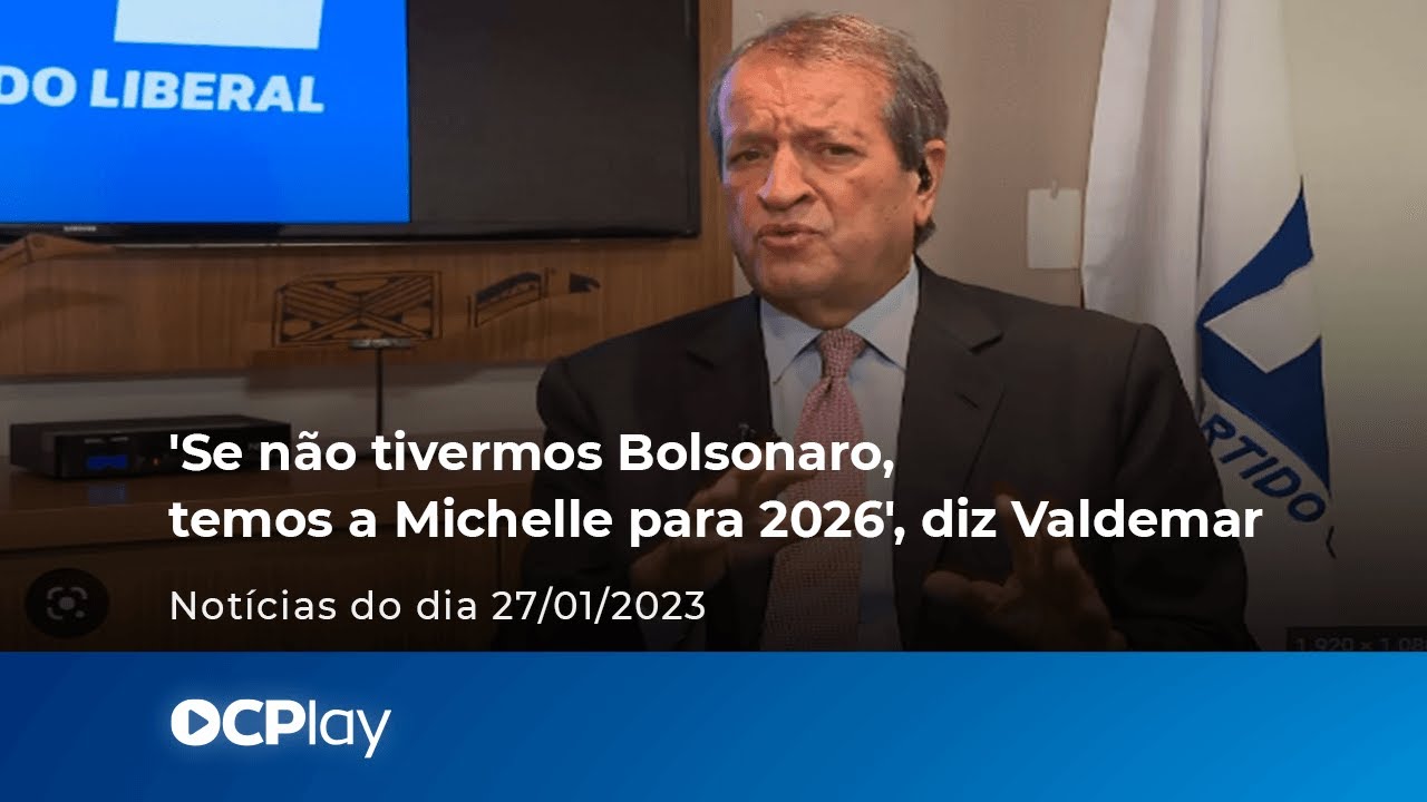 Presidente do PL sugere candidatura de Michelle Bolsonaro à presidência ...