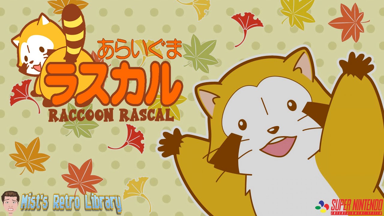 Mist's Retro Library: #689 Araiguma Rascal - Super Nintendo - YouTube