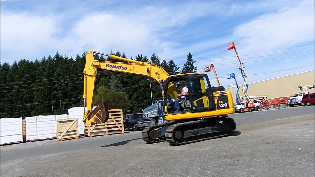 KOMATSU PC120 8 KMTCPC202C01082214 - YouTube