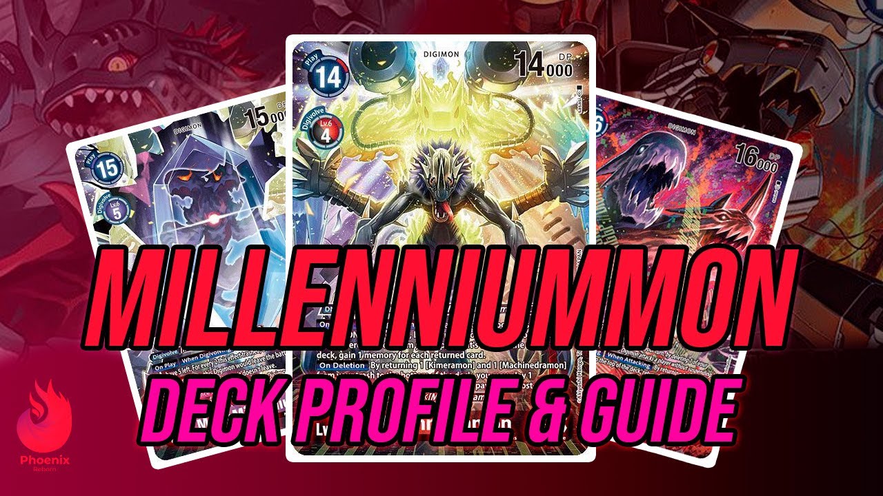 MILLENNIUMMON DECK PROFILE & GUIDE | Digimon Card Game - YouTube