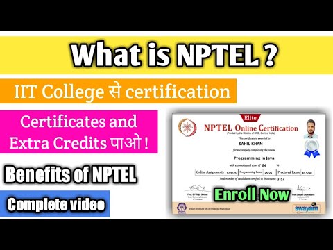 What is Nptel | How to enroll in nptel courses | Benefits of NPTEL - YouTube