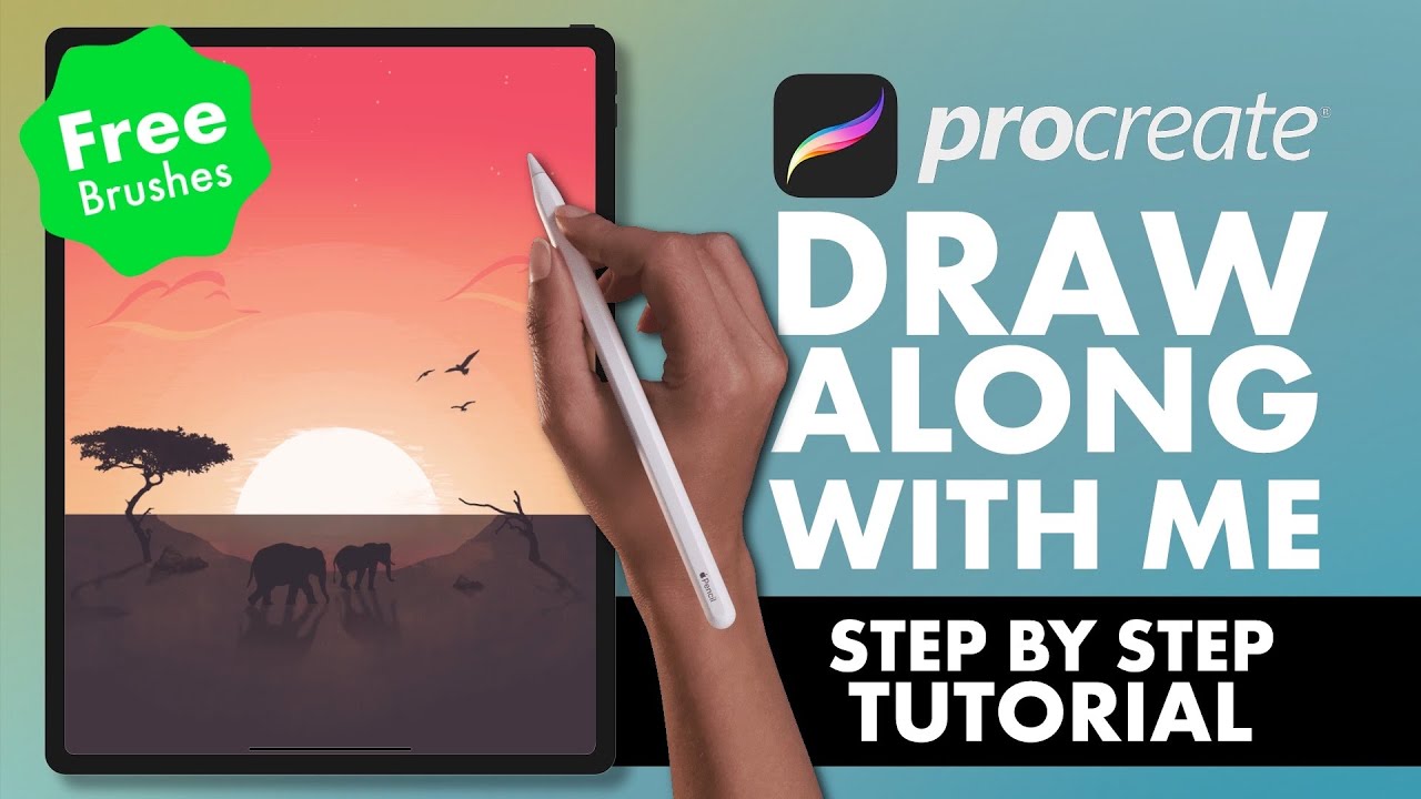 25 Procreate Step By Step Tutorial Elephant Savanna YouTube 25-procreate-step-by-step-tutorial-elephant-savanna-youtube