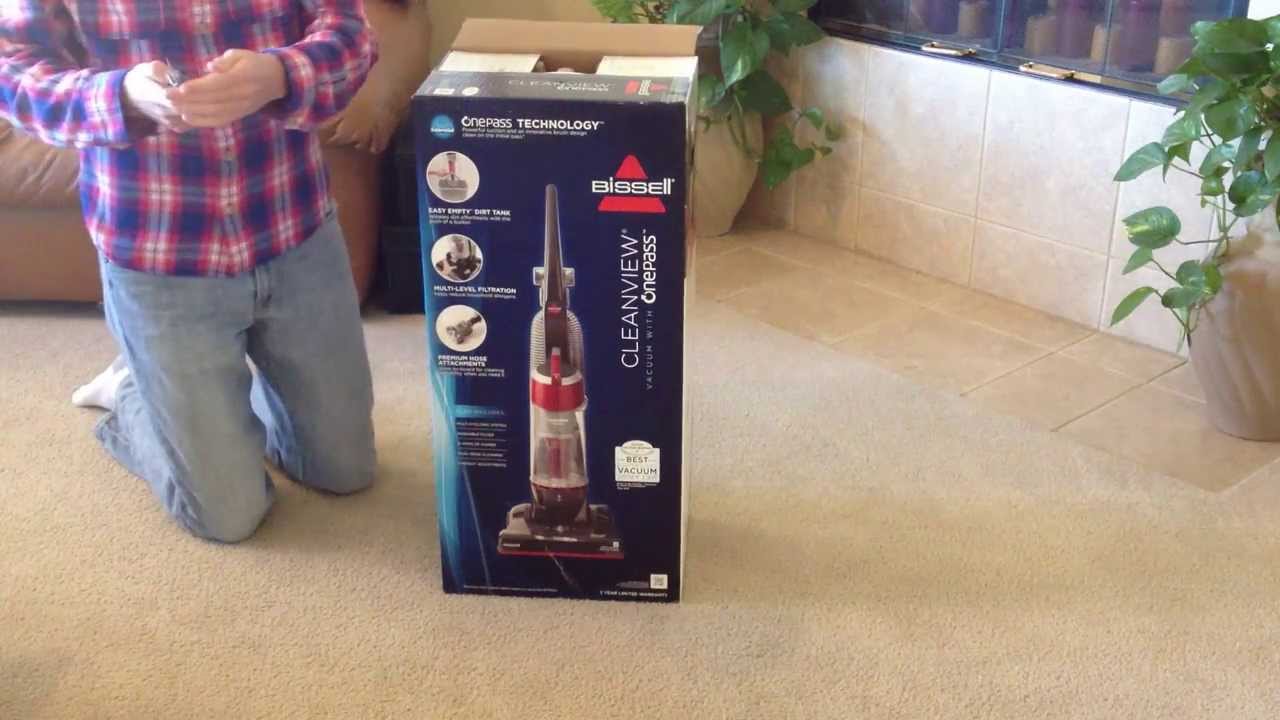 Bissell CleanView OnePass Unboxing and First Look - YouTube