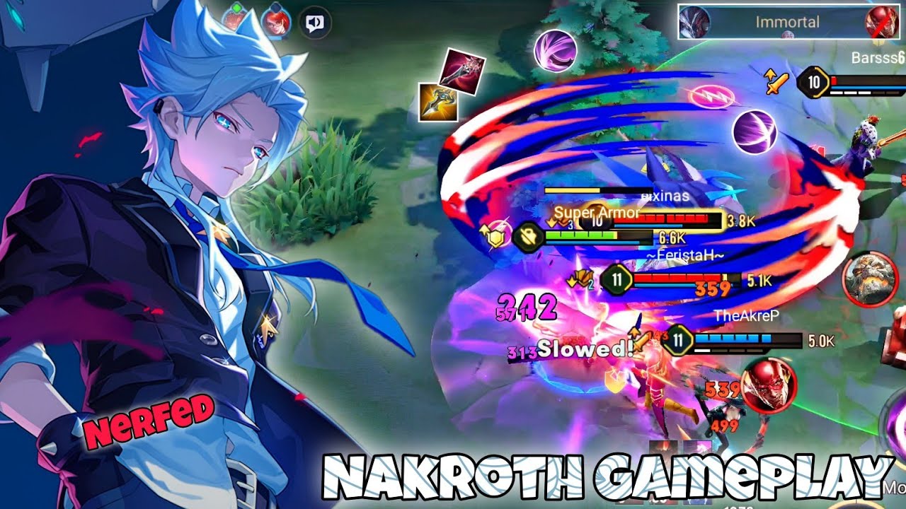 Nakroth Jungle Pro Gameplay | New Patch Nerfed | Arena of Valor Liên Quân mobile CoT - YouTube