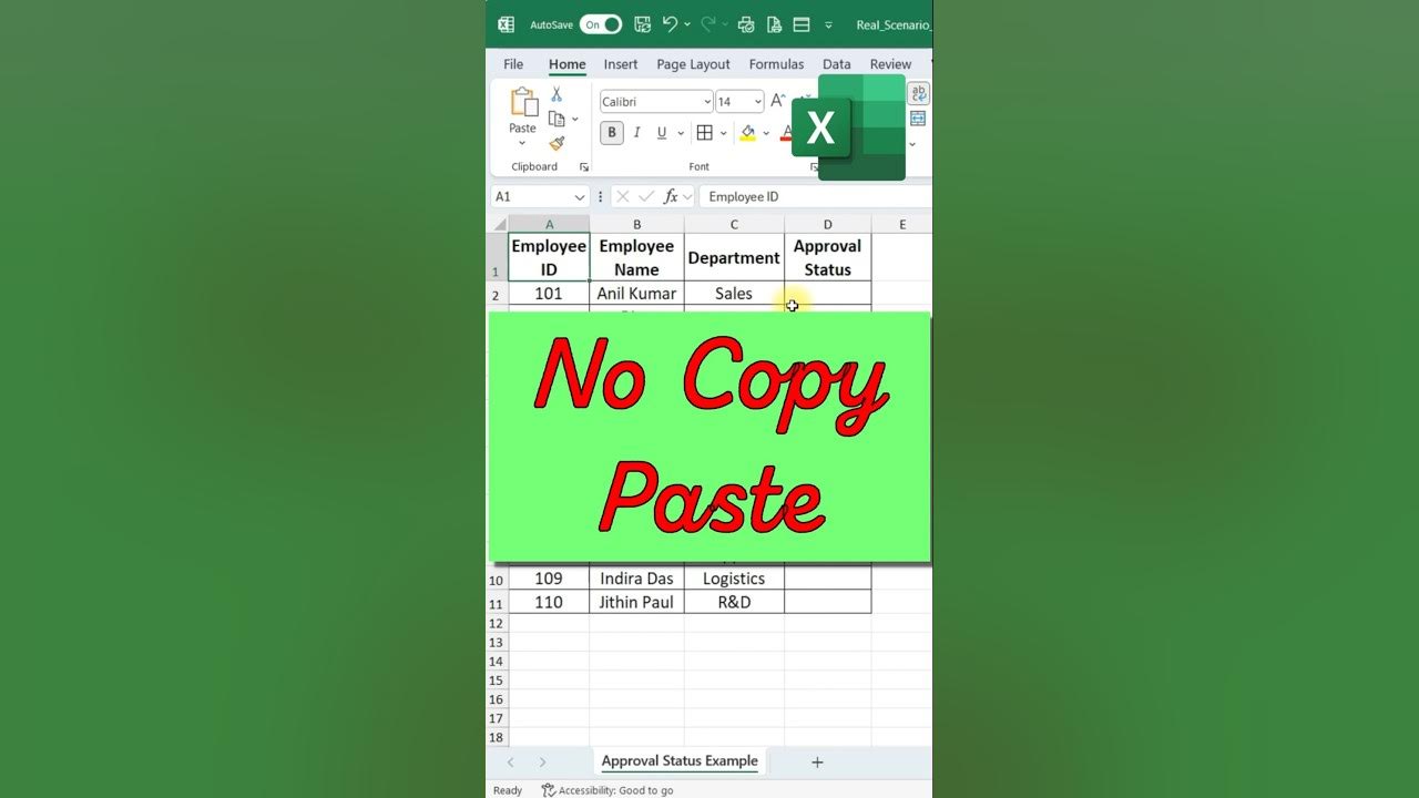 Excel Magic Trick Repeat Data Without Typing #ExcelMagic #ExcelTips #ExcelShortcuts # ...