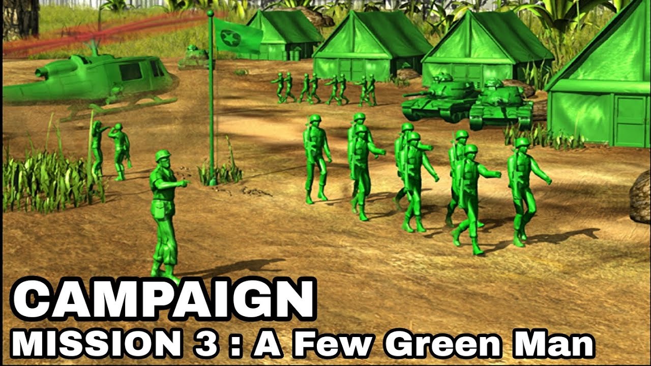 Army Men RTS - Gameplay Campaign - Mission 3 : A Few Green Men (PS2 ...