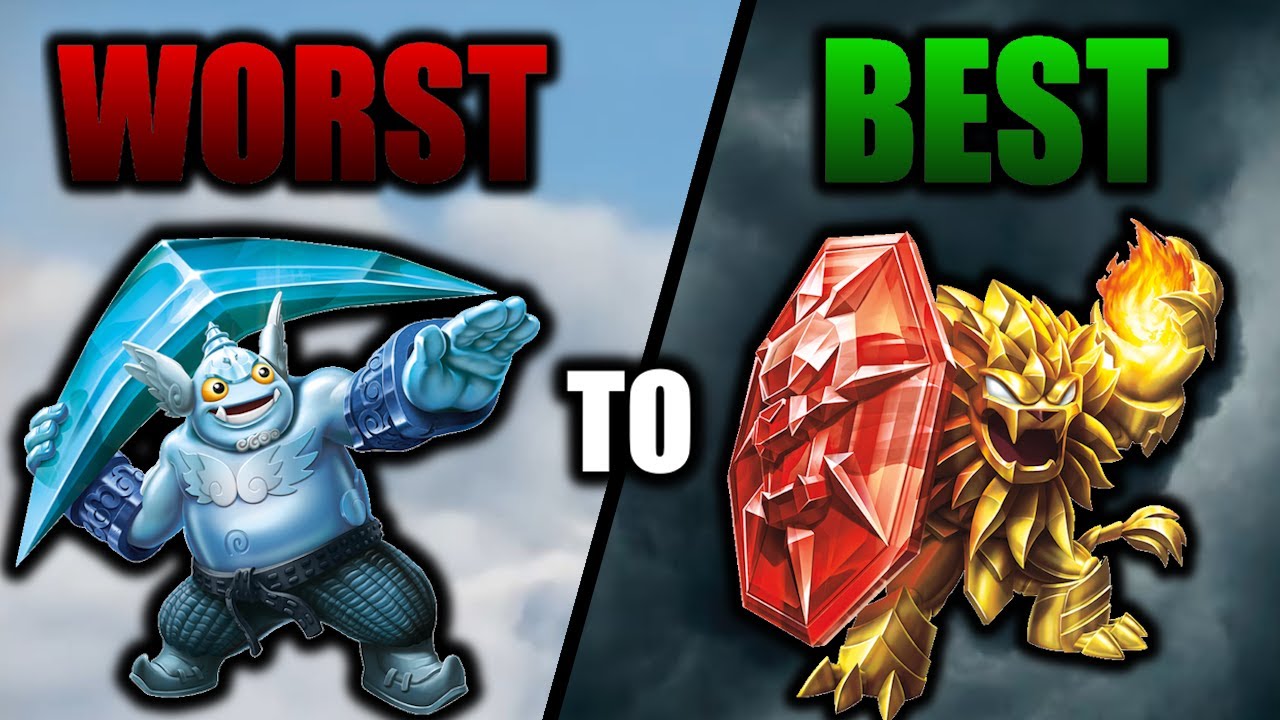 Ranking Every Skylander From Worst To Best - YouTube