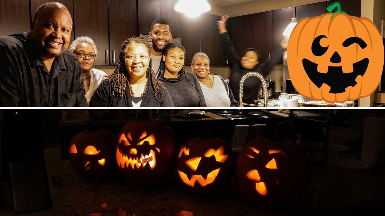 The best way to carve a pumpkin | Weekend Family Vlog - YouTube