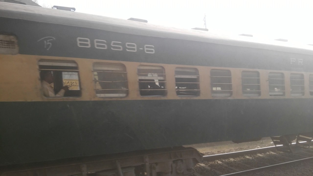 Beautifull view of train Pakistan - YouTube