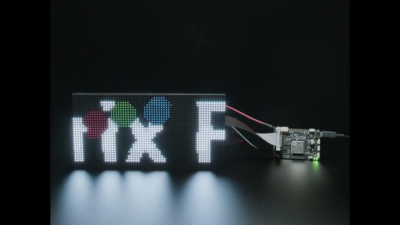 Adafruit Matrix Portal S3 Circuitpython Powered Internet Display Youtube
