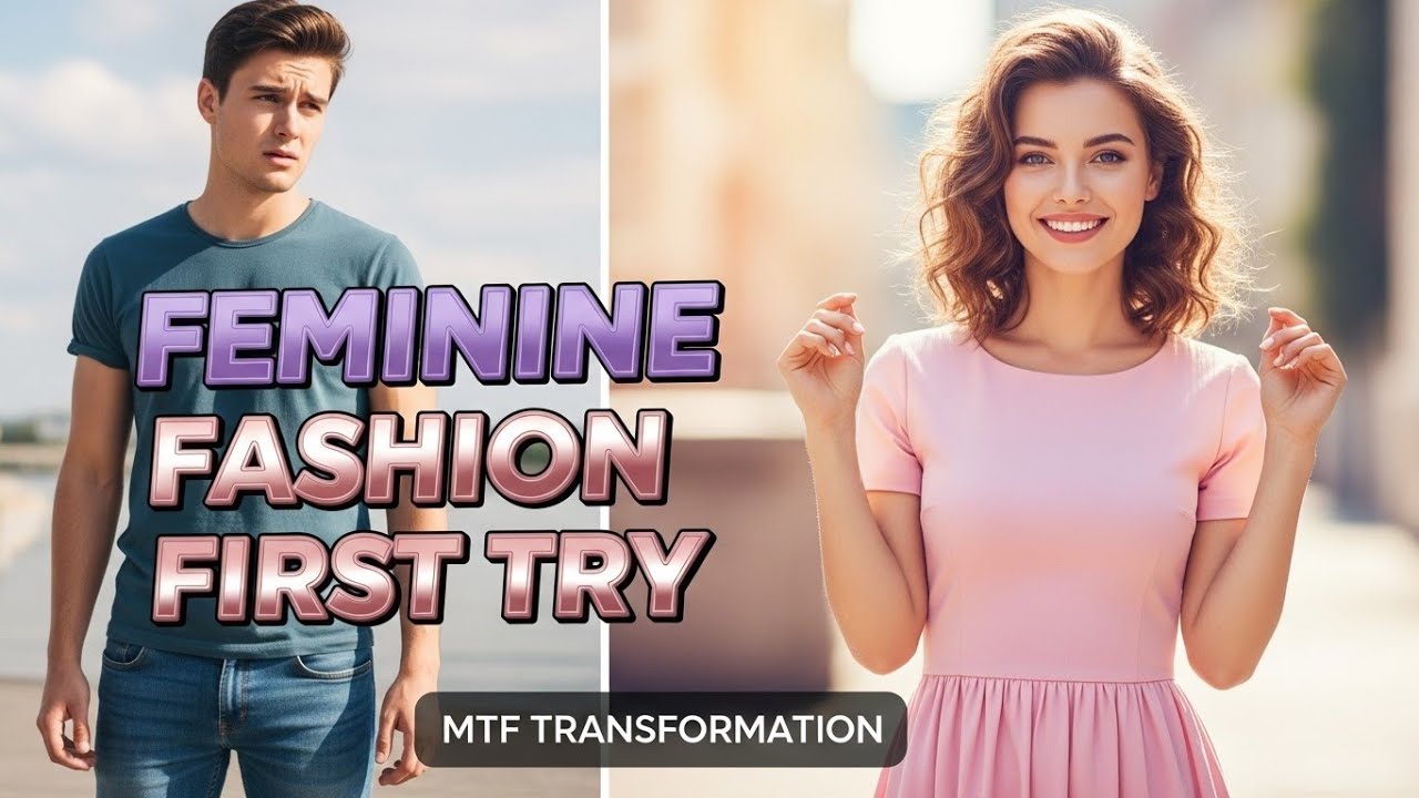 “Trying Feminine Fashion for the First Time: MTF Transformation” - YouTube