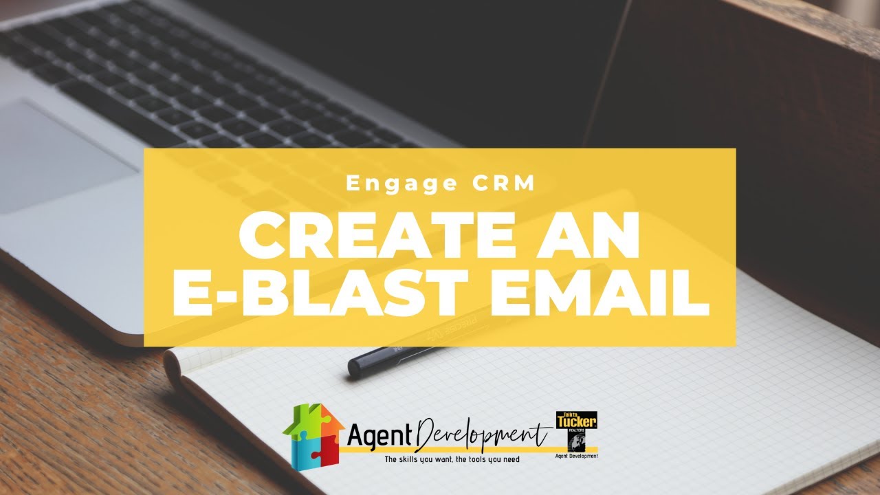 Engage CRM: Create an E-Blast Email - YouTube
