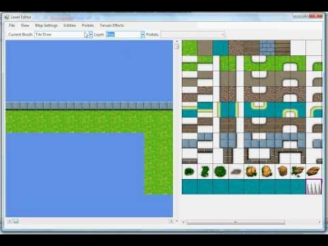 XNA Tile Based Level Editor Demo Part 1 - YouTube