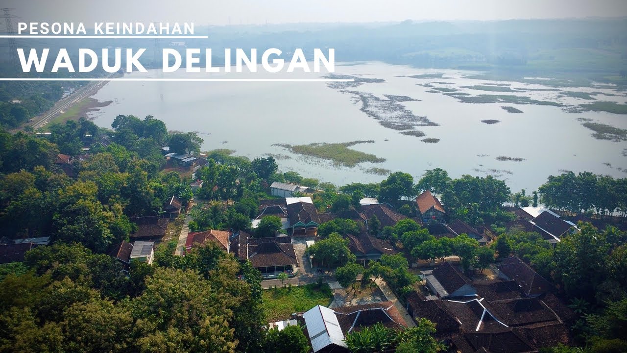 PESONA KEINDAHAN WADUK DELINGAN || DJI MINI 2 SE - YouTube