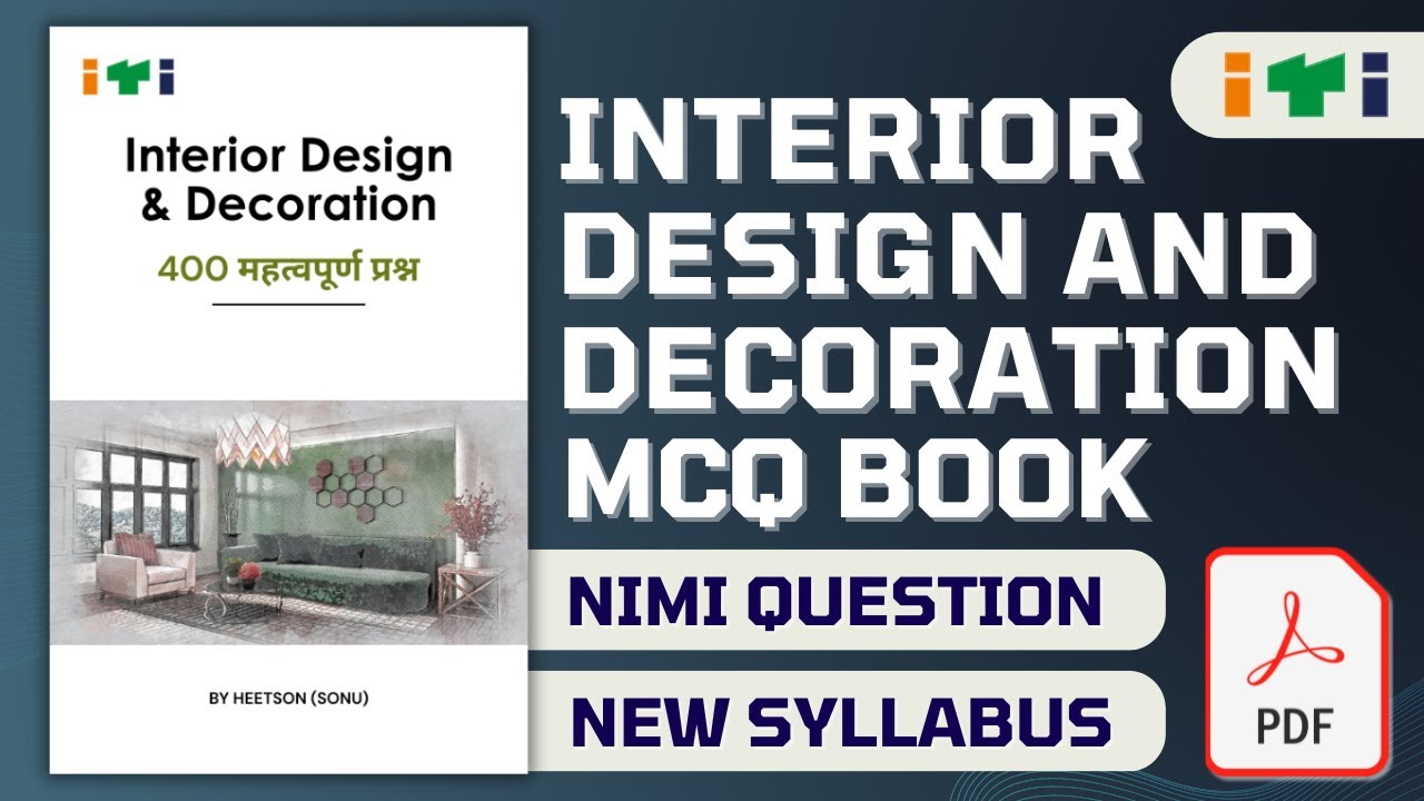 ITI Interior Design and Decoration MCQ Book | NIMI Bharat Skill Theory ...