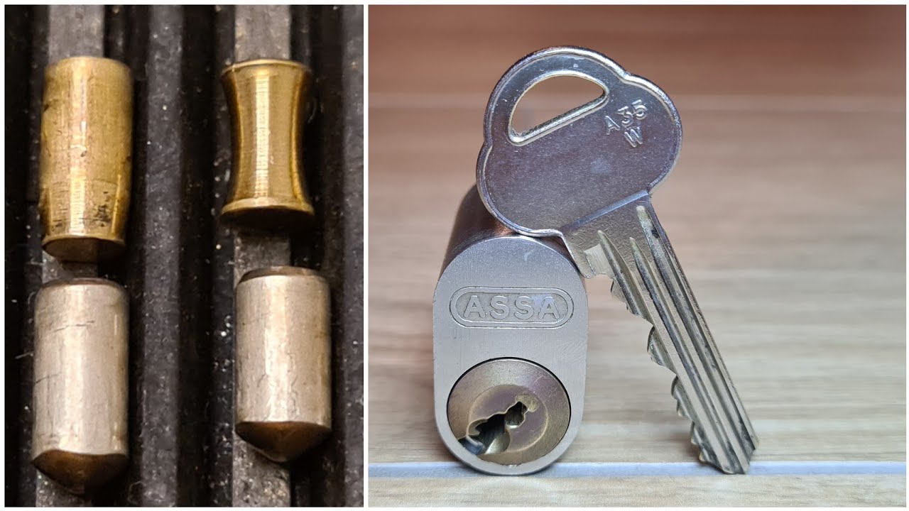 Assa 700 with hourglass and tapered drivers - pick and gut - YouTube