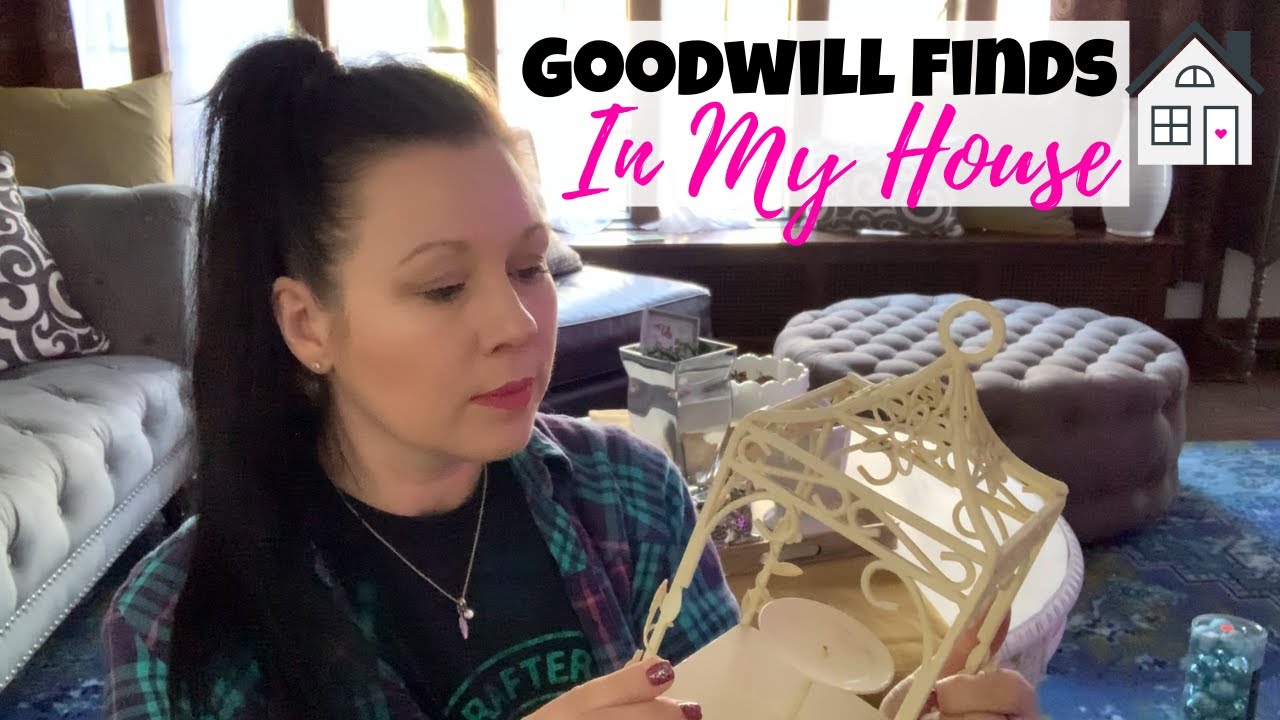 What I Picked At Goodwill | Decorating With Thrift Finds - YouTube