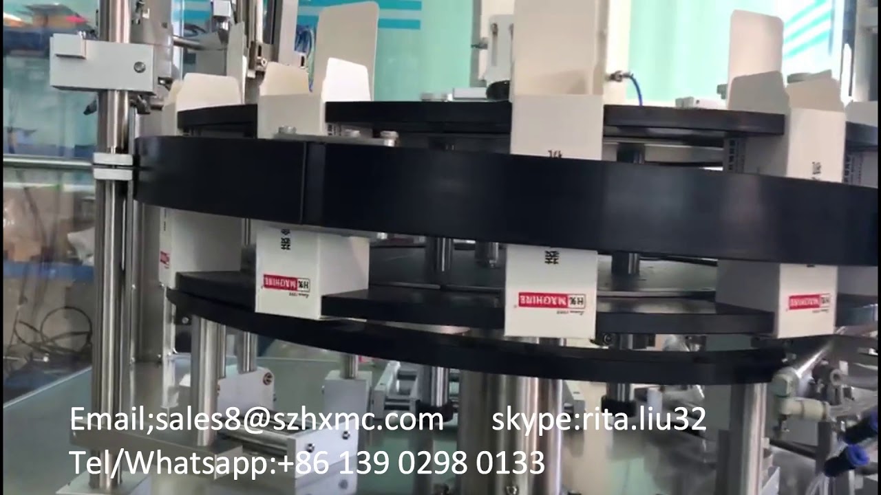 automatic paper box cartoning folding machine machine - YouTube