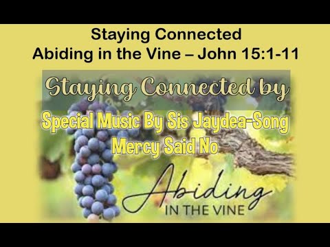 Special Music By Sis Jaydea Song Mercy Said No - YouTube