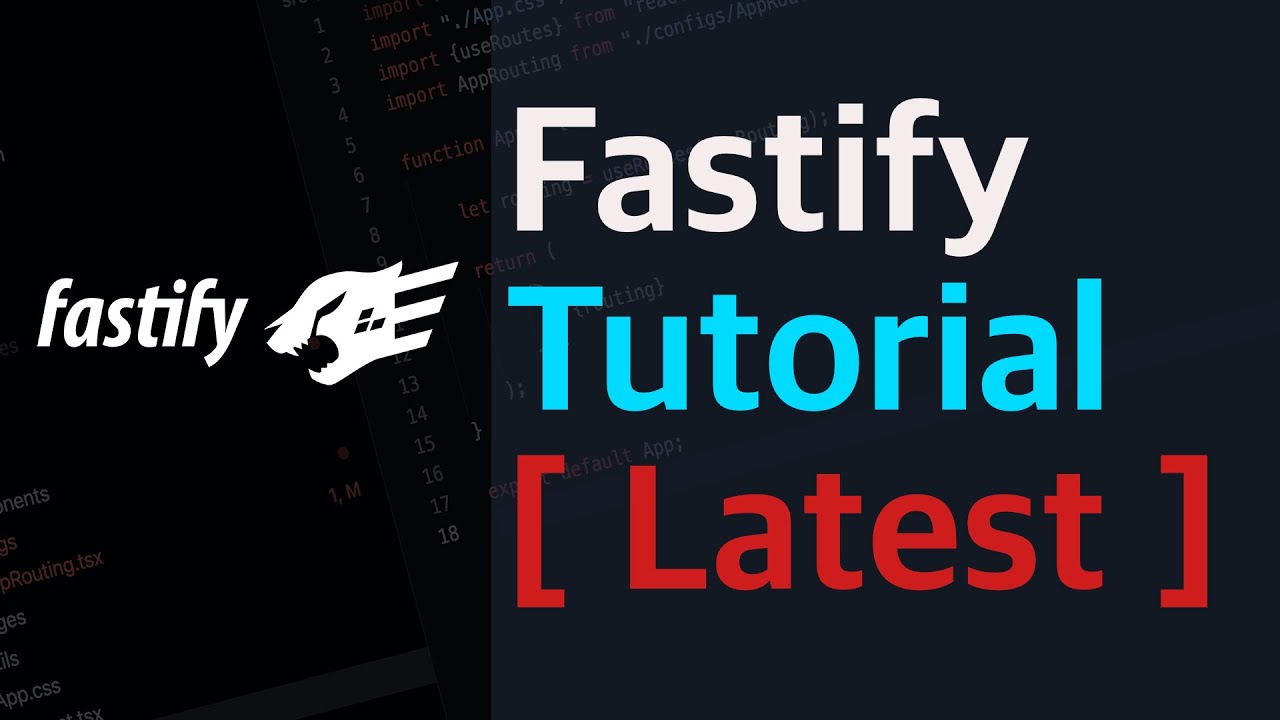 Learn Fastify and its ecosystem in under 15 Minutes - To build - YouTube