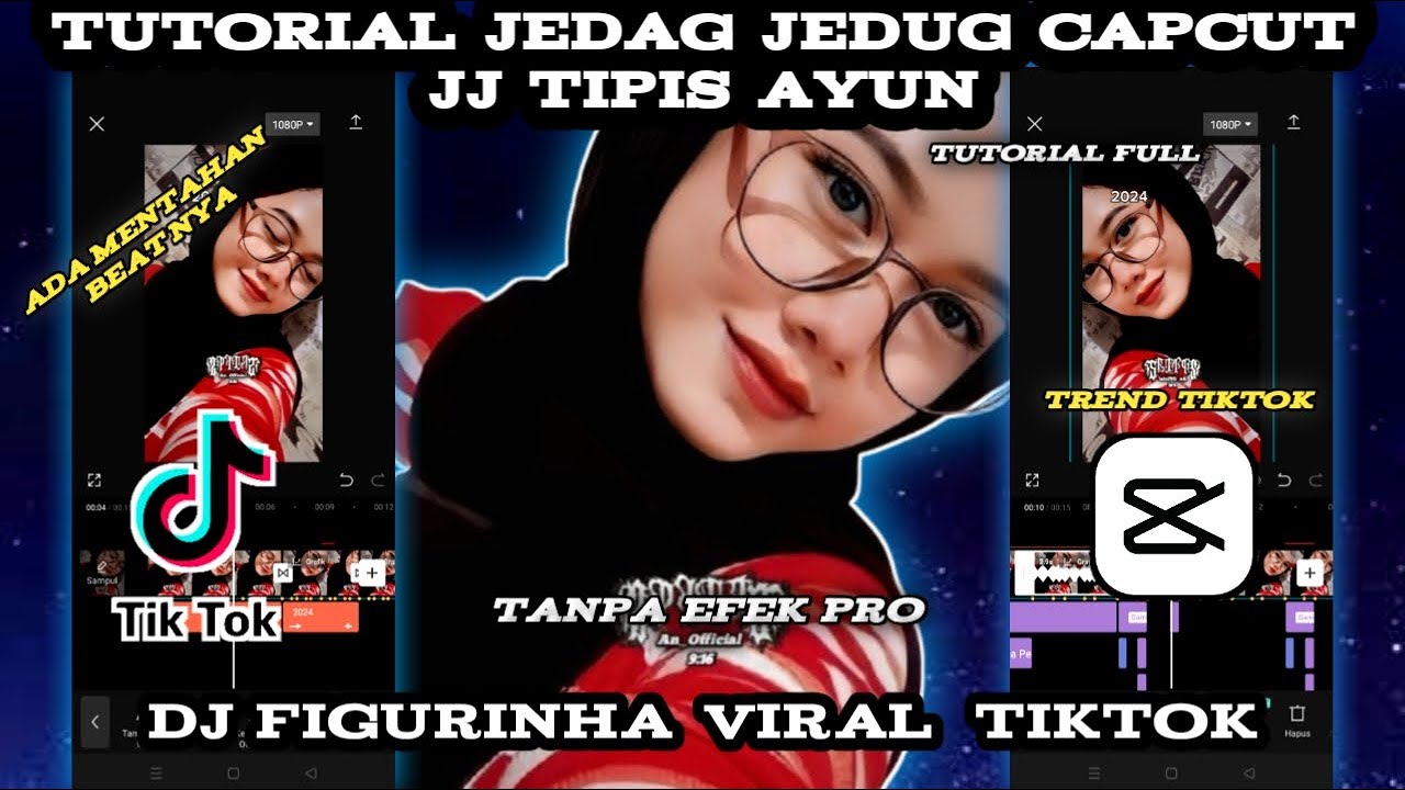 Tutorial Edit Jedag Jedug Capcut JJ Tipis Ayun || Dj Figurinha Viral Tiktok - YouTube