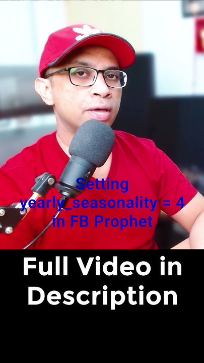 FB Prophet FOR TIME SERIES | Understanding yearly_seasonality - YouTube
