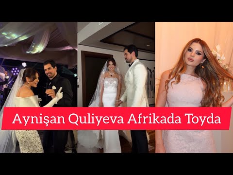Aynişan Quliyeva Afrikada Toyda möhtəşəm videolar geldi 