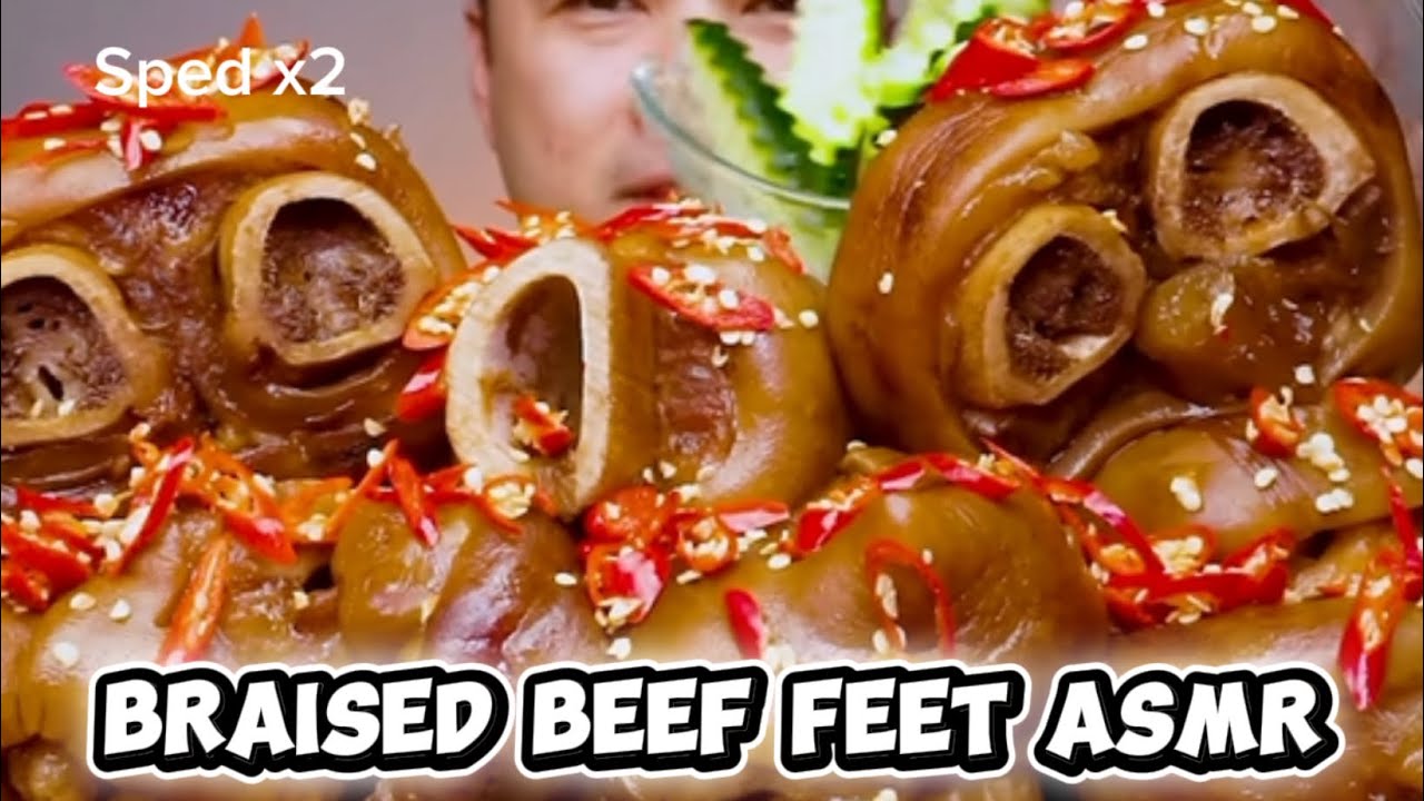 WOWWW EAT EAT | BRAISED BEEF FEET ASMR !!! - YouTube
