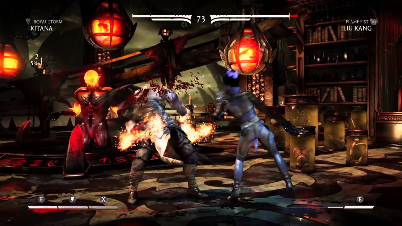 Mortal Kombat X revenet kitana vs revenet liu kang - YouTube