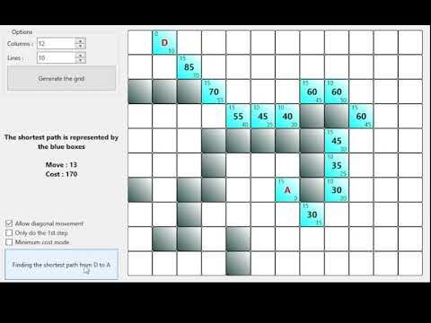 GBE3D : demo path finding with A* algorithm - YouTube