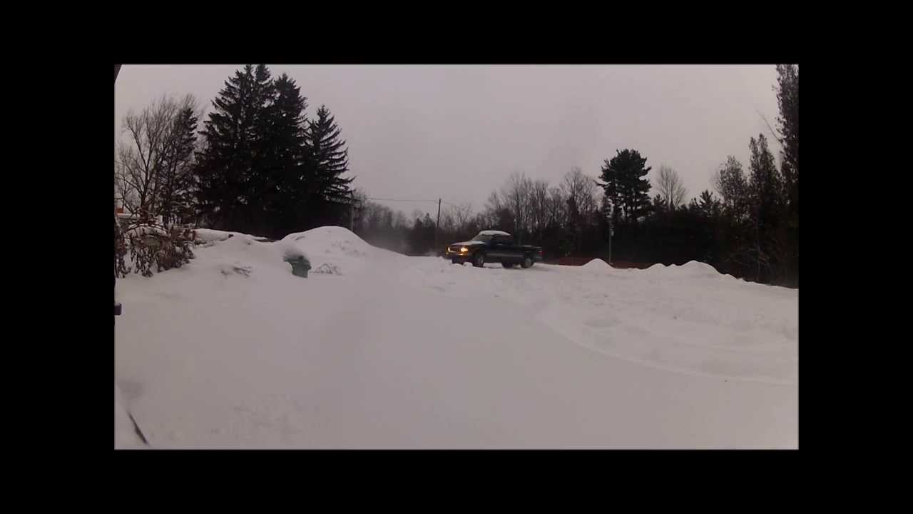 Snow Drifting when Its To Cold To Snowmobile (and fails) - YouTube