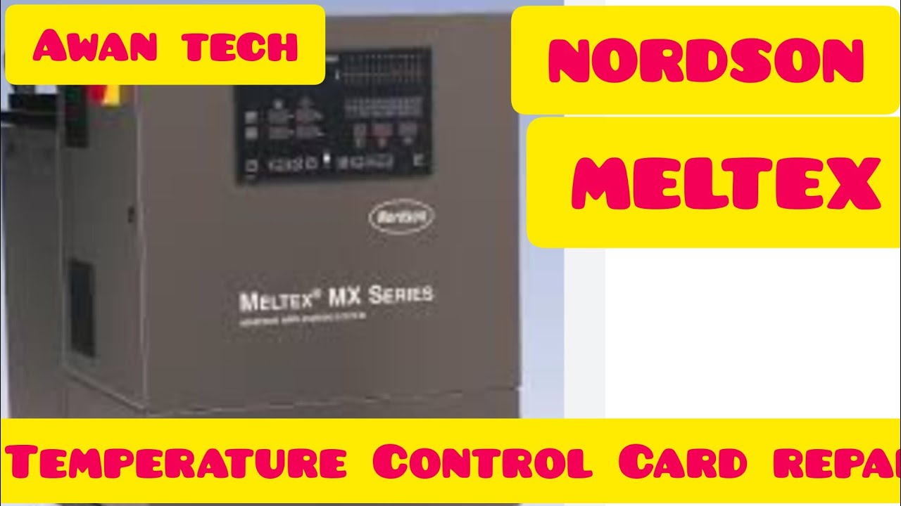 NORDSON MELTEX SSR CONTROL CARD IC /UNL2004A BURN - YouTube