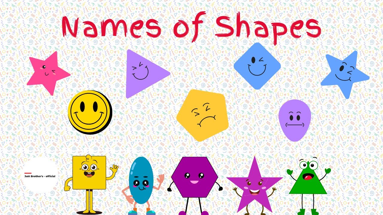 Shapes | Names of Shapes | Circle, Square, Rectangle & more | Geometric ...