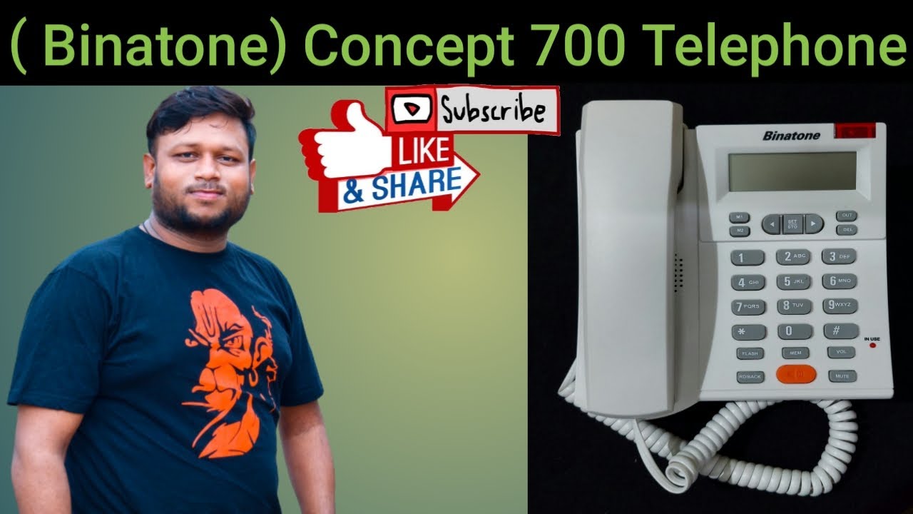 Binatone Concept 700 Corded Landline Phone - YouTube