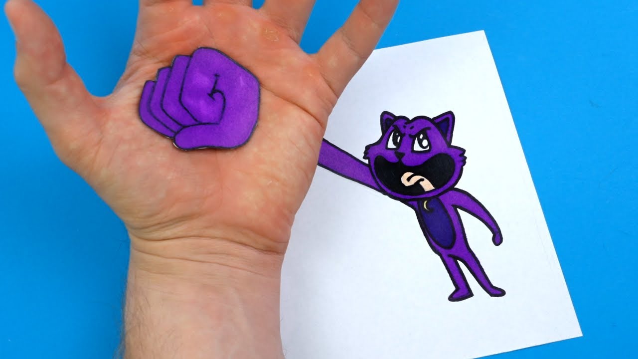 5 DIY CATNAP POPPY PLAYTIME ARTS & PAPER CRAFTS - YouTube