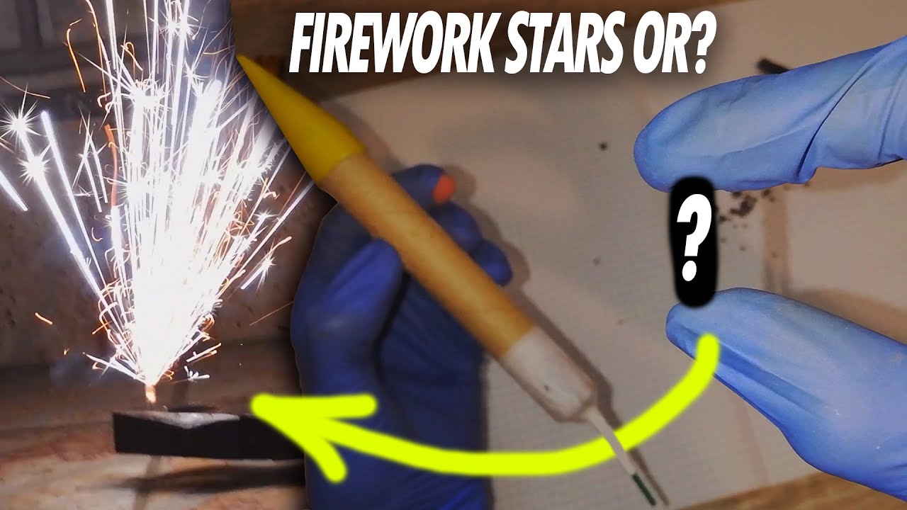 What Kind of Firework Stars They Put in COMERCIAL FIREWORKS? - YouTube