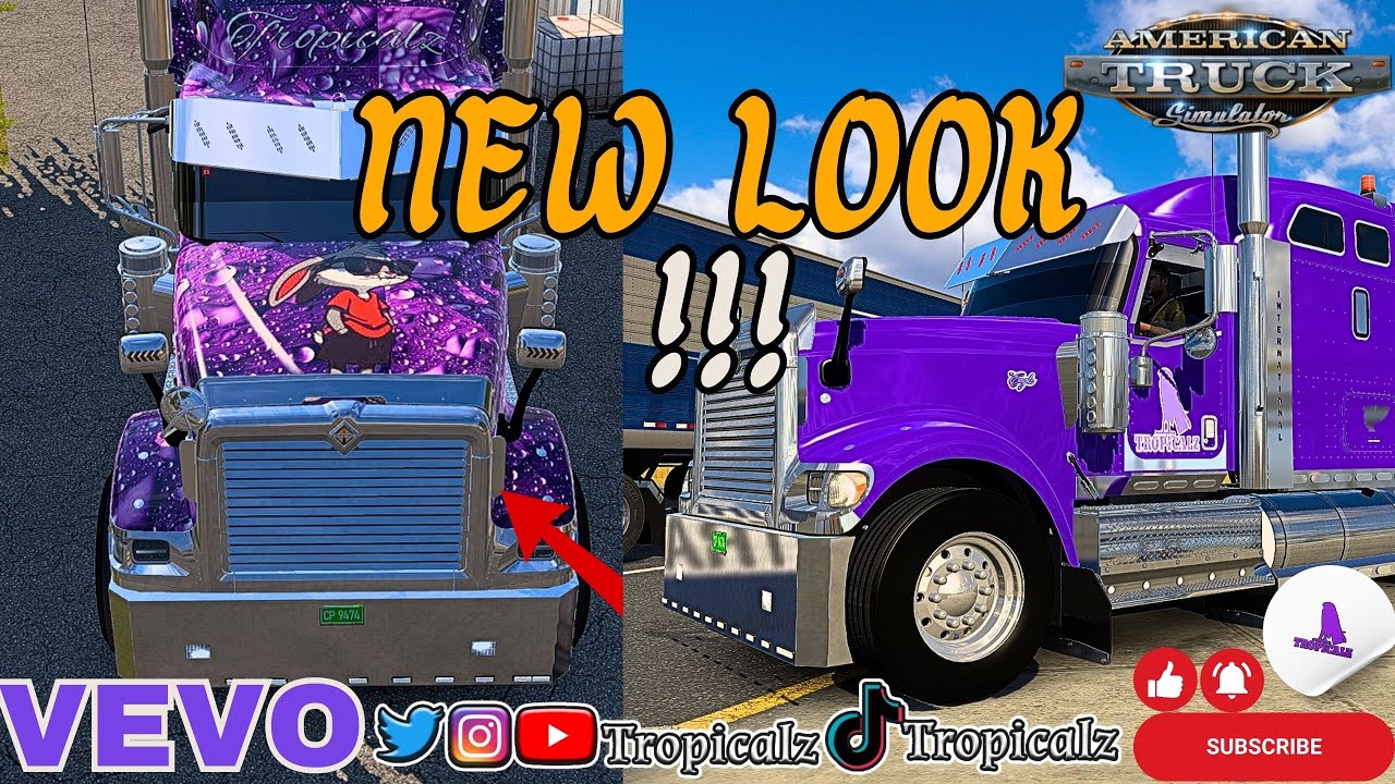Ats 1.55 - Custom 9900i Truck ATS New LOOK! - YouTube