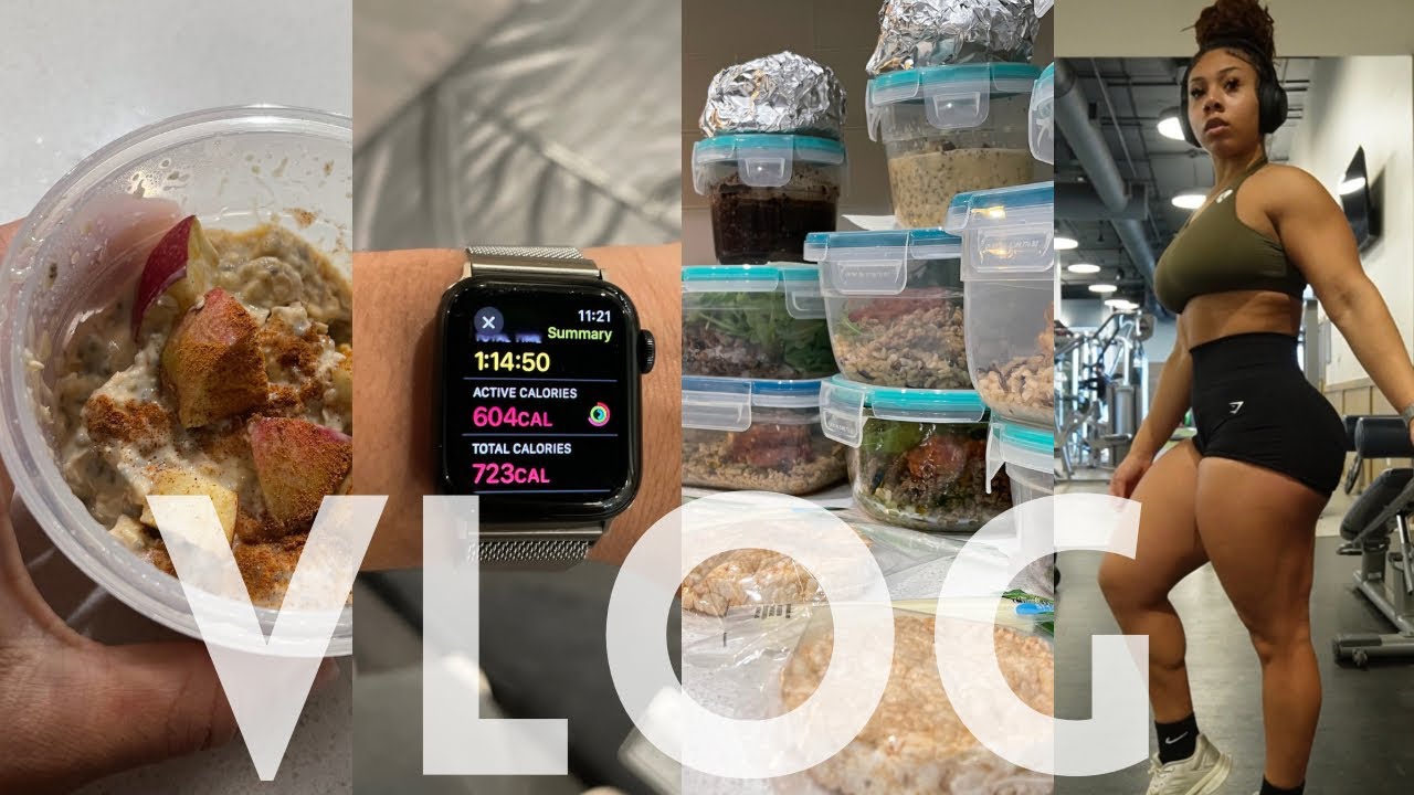 VLOG| FIRST CHECKIN + MEAL PREPPING TO STAY ON TRACK + THE BODY IS ...