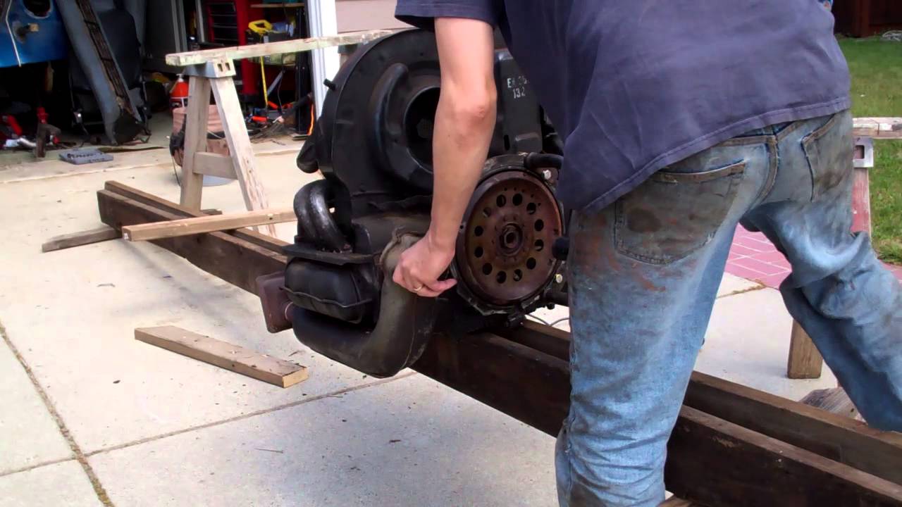 Dumb move 2 - lifting an engine by yourself - YouTube