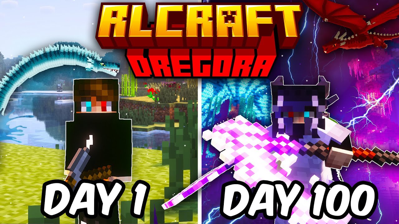 I Spent 100 Days in RLCRAFT Dregora (FULL MOVIE) - YouTube