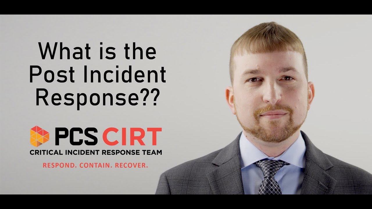 HelpMePCS - What is the Post Incident Response? - YouTube